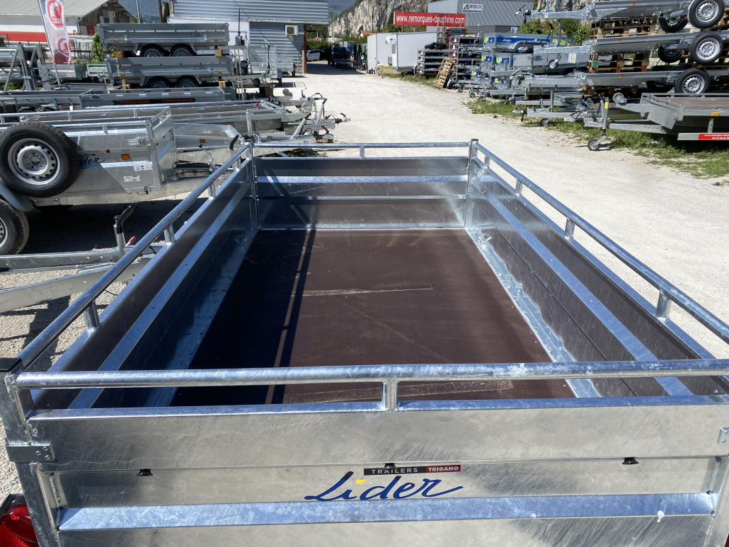 Remorque Lider Robust 34392 253 x 134 cm 1300KG PTAC freinée ...