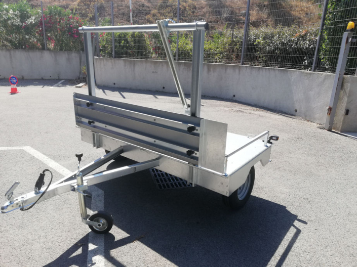 Remorque transversale Scooter et Mp3 (à partir de 34€/mois) – Remorques ...