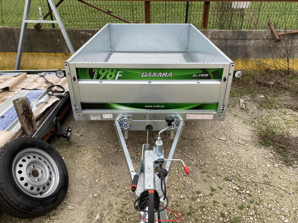 Remorque Erde Daxara 198F 185 x 115 cm 750KG PTAC (à partir de 37€/mois ...