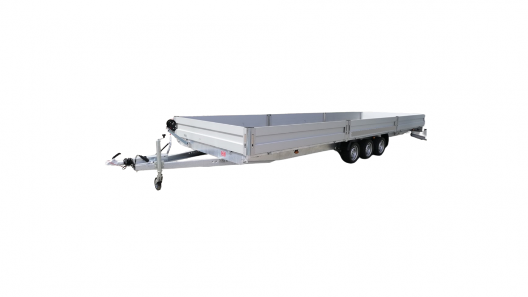 Plateau ridelles Boss 600 x 200 cm 3500 KG + rampes + béquilles ...